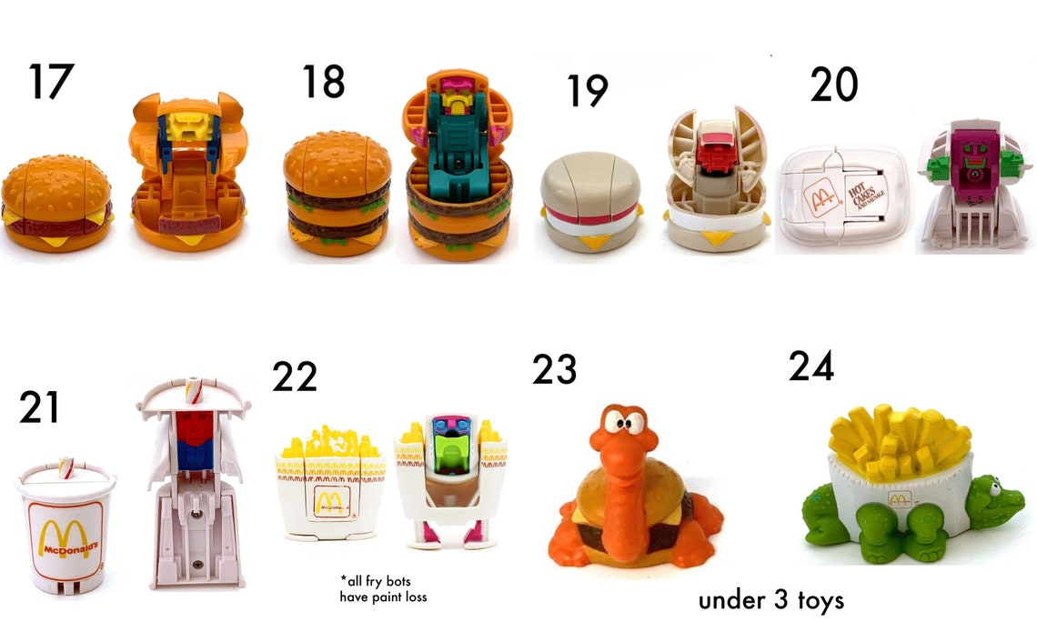 Vintage Mcdonalds Changeables Happy Meal Toys Transformers - Etsy