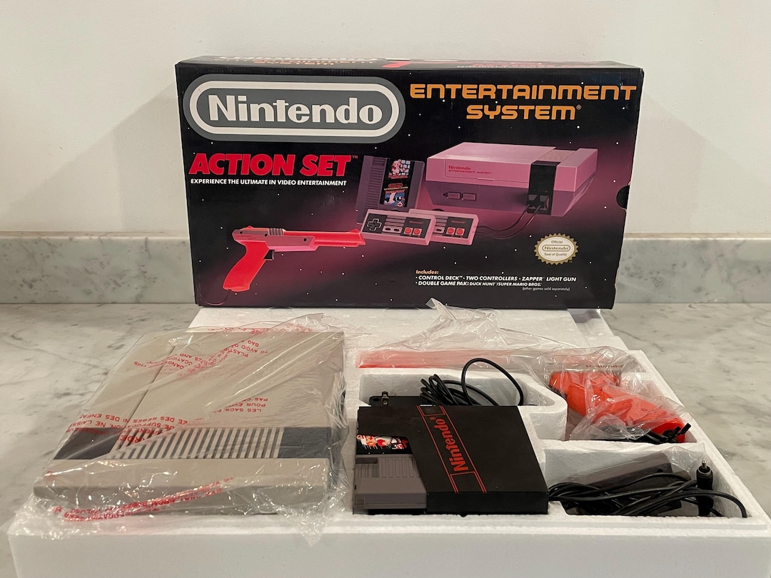 Vintage Nintendo NES System in Box - Etsy