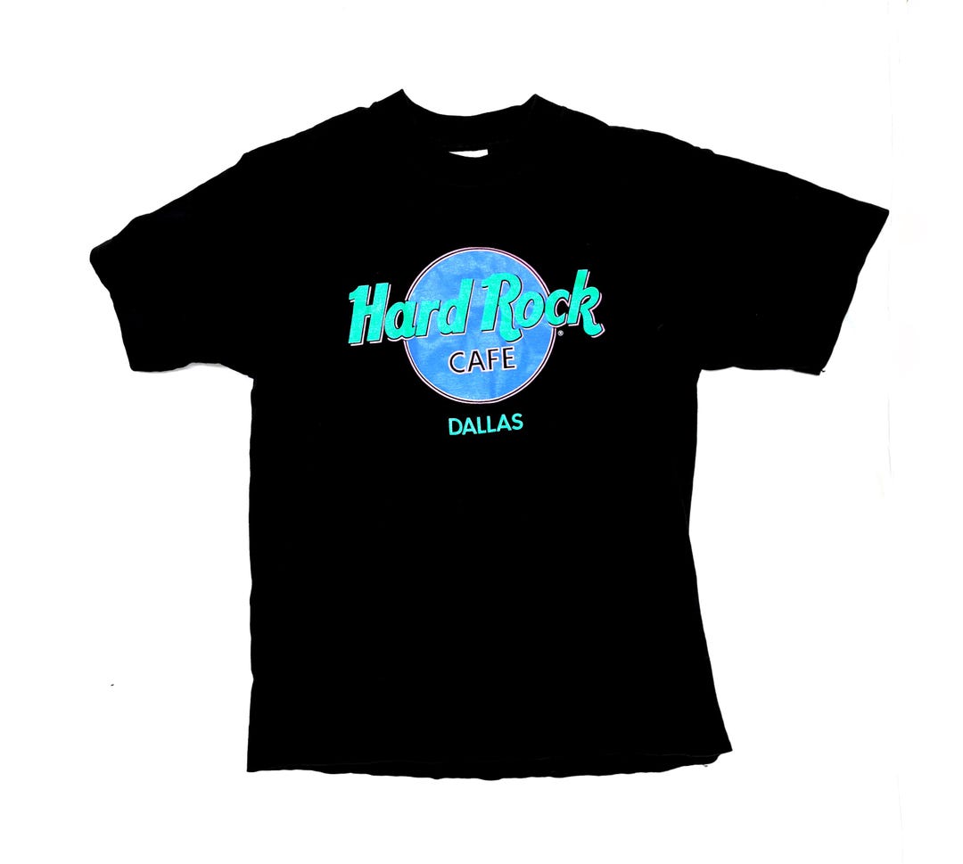 Vintage Hard Rock Cafe Dallas Tshirt 80s 90s Black - Etsy