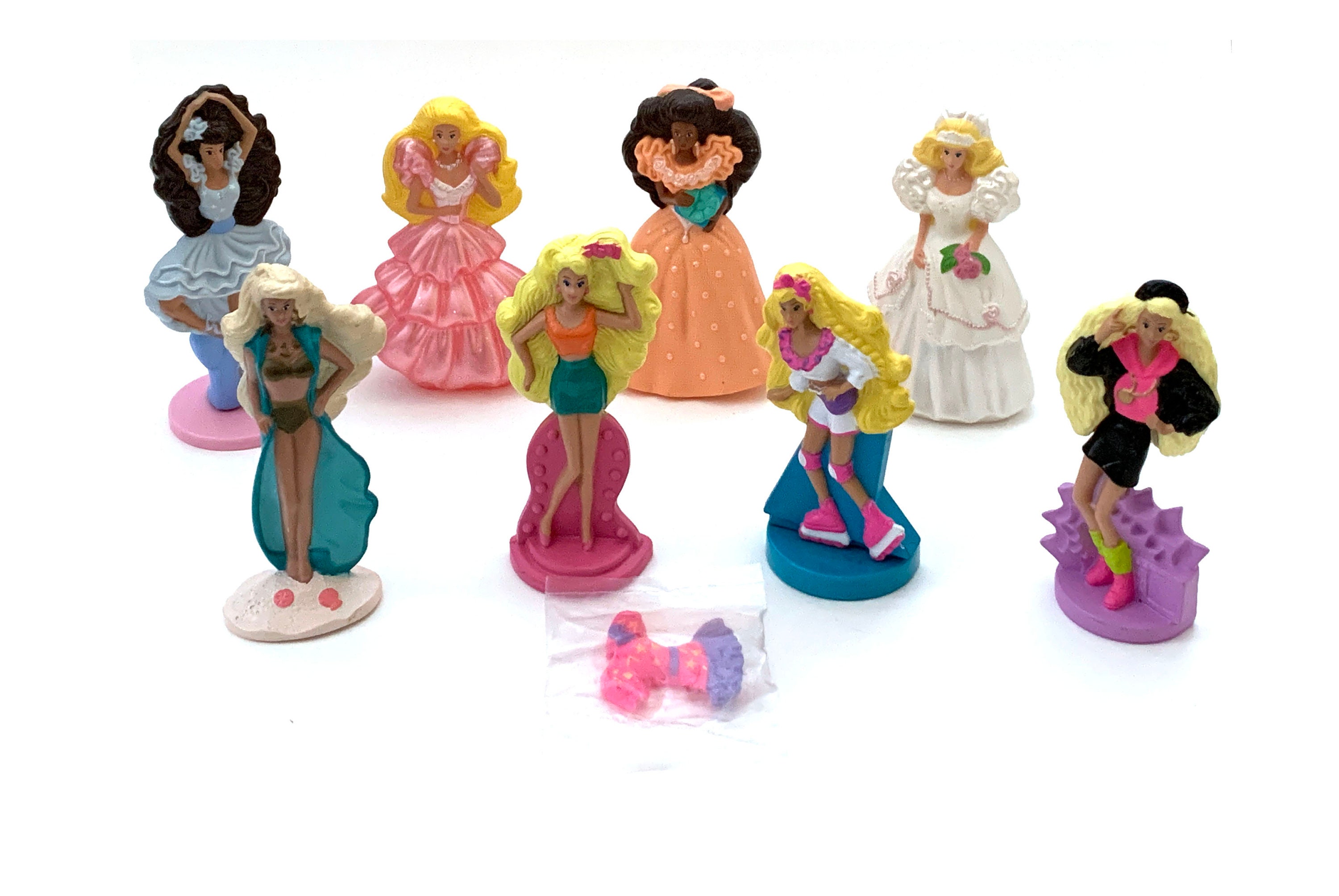 Vintage Barbie Toys Mcdonalds Happy Meal 1992 Complete Set - Etsy