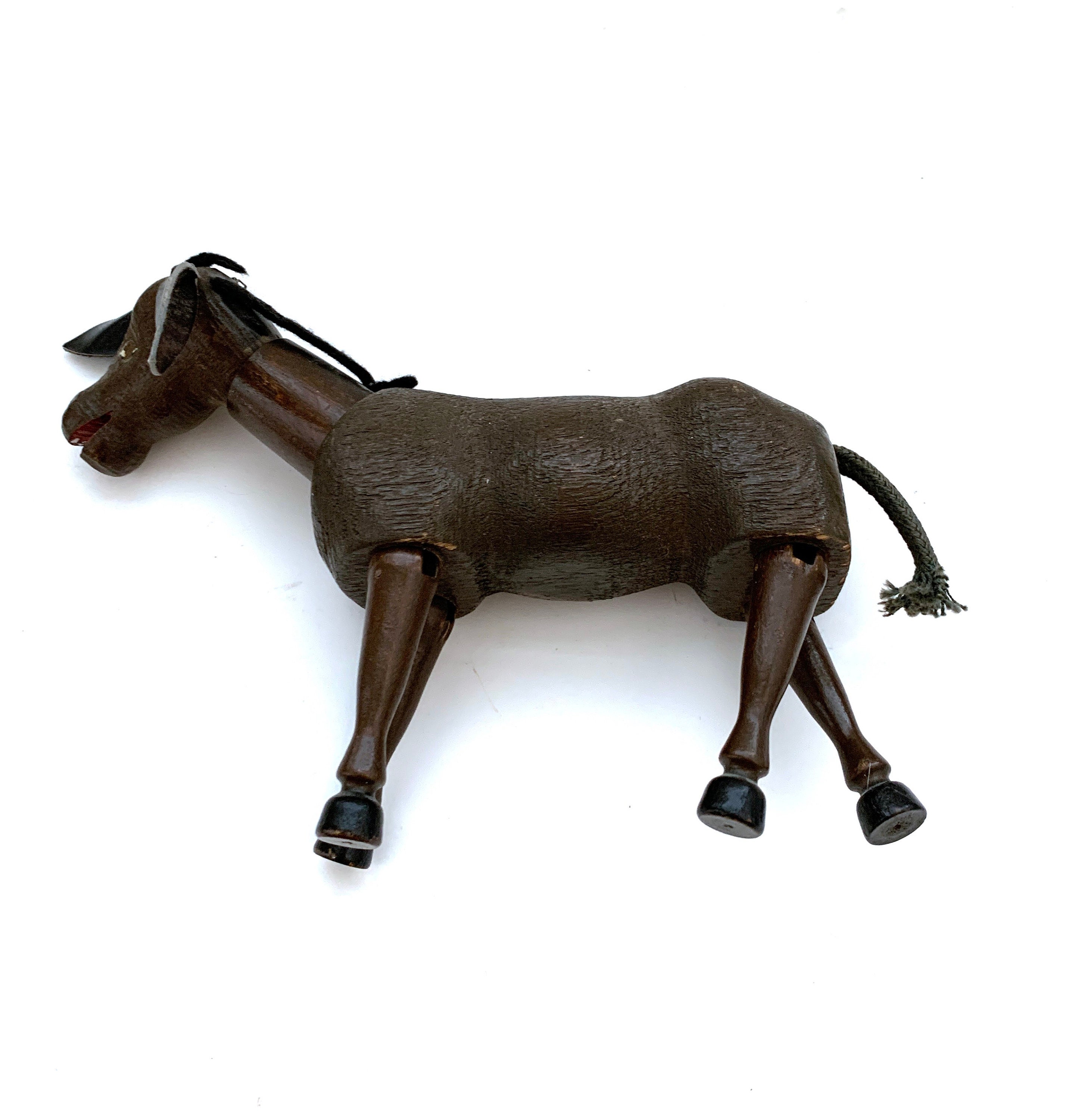 Vintage Shoenhut circus donkey early 1900s | Etsy