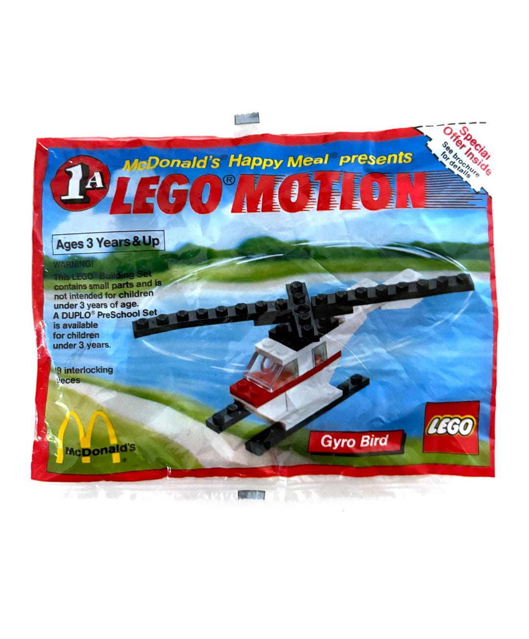 Vintage 80s Lego Motion Gyro Bird Helicopter Set Sealed 1989 Mcdonald’s ...