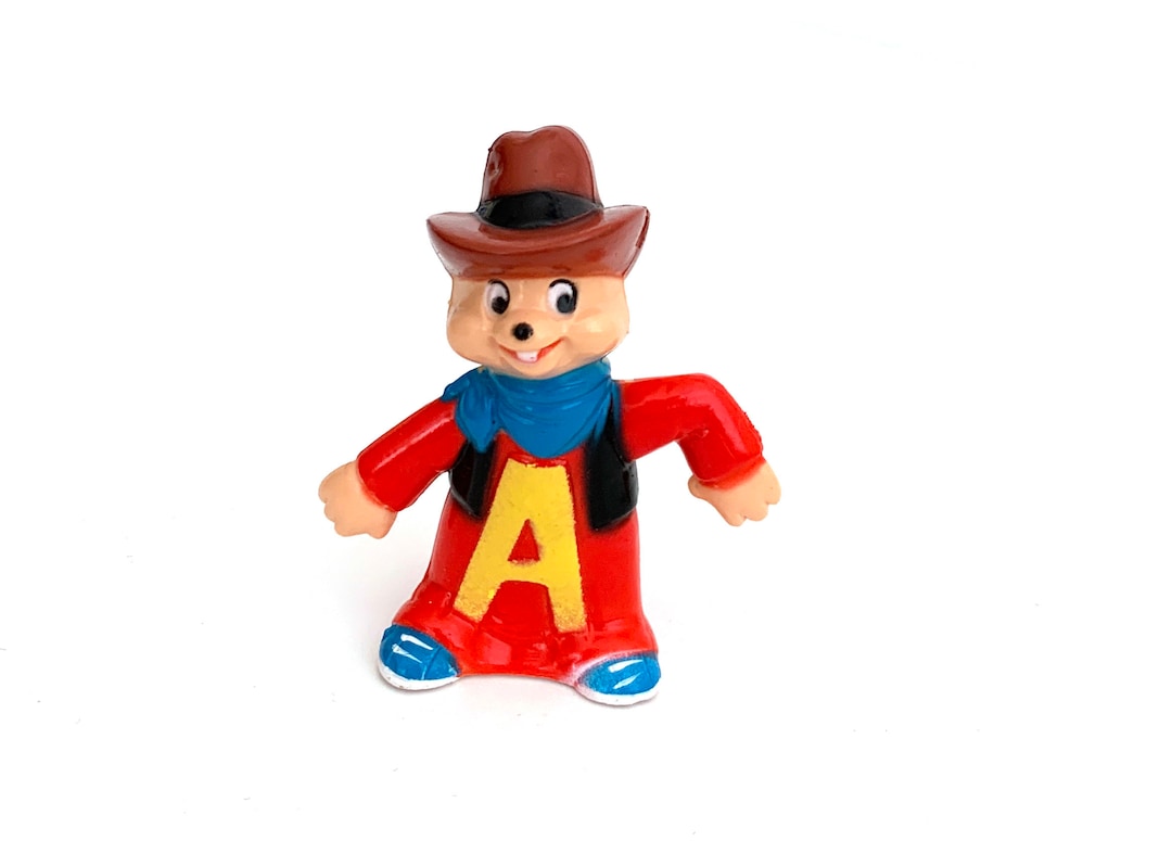 Vintage 80s Alvin and the Chipmunks Pvc Figure Toy 1983 - Etsy
