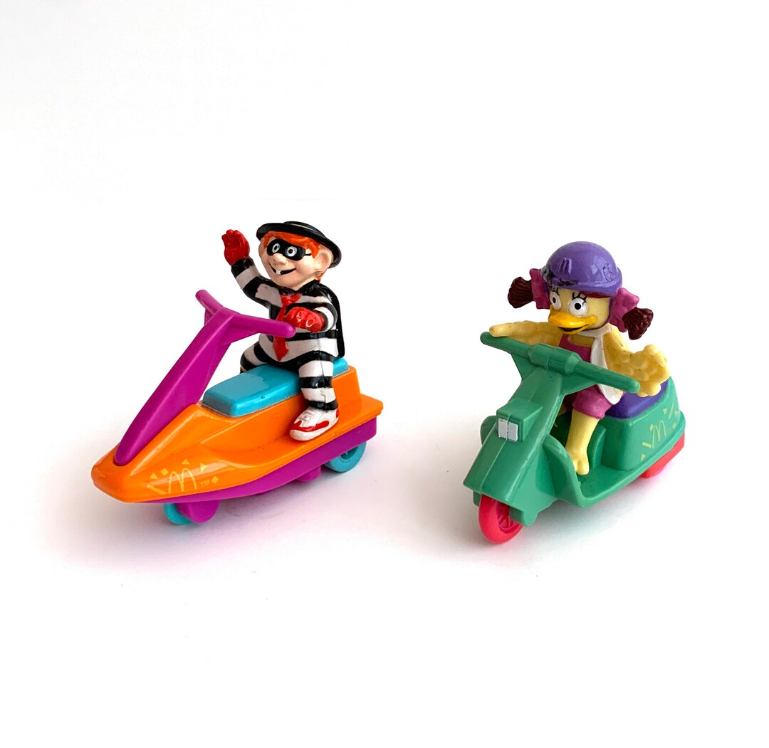 Vintage Mcdonald’s Rev up Cars Happy Meal Toys Set of 2 Hamburgler ...