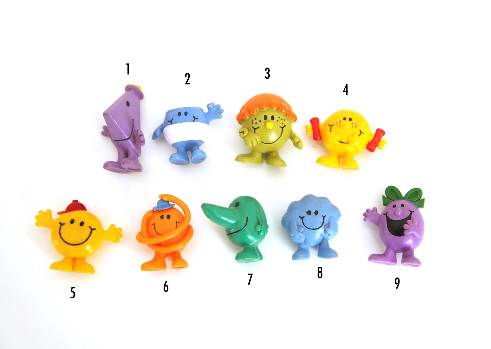 Vintage Mr. Men Pvc Toys Arby's 70s 80s You Pick - Etsy