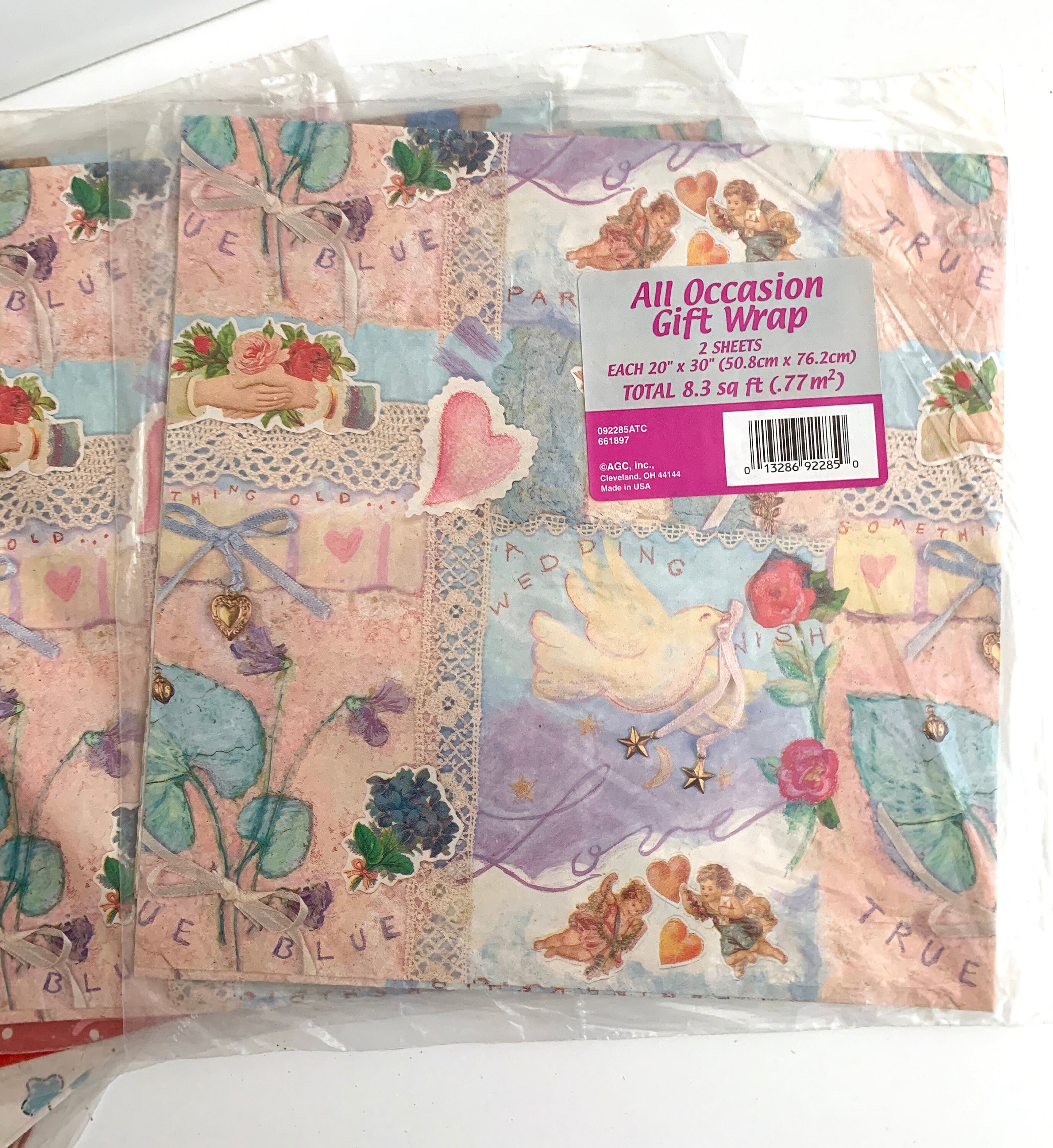 Vintage Wrapping Paper Lot 80s 90s Sealed Packages Gift Bags - Etsy