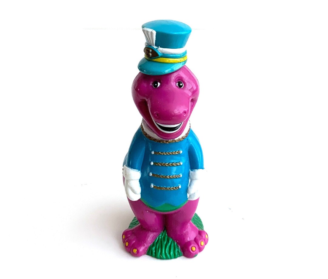 Vintage Barney Dinosaur Band Leader Toy Figure Pvc 90s Marching Band - Etsy