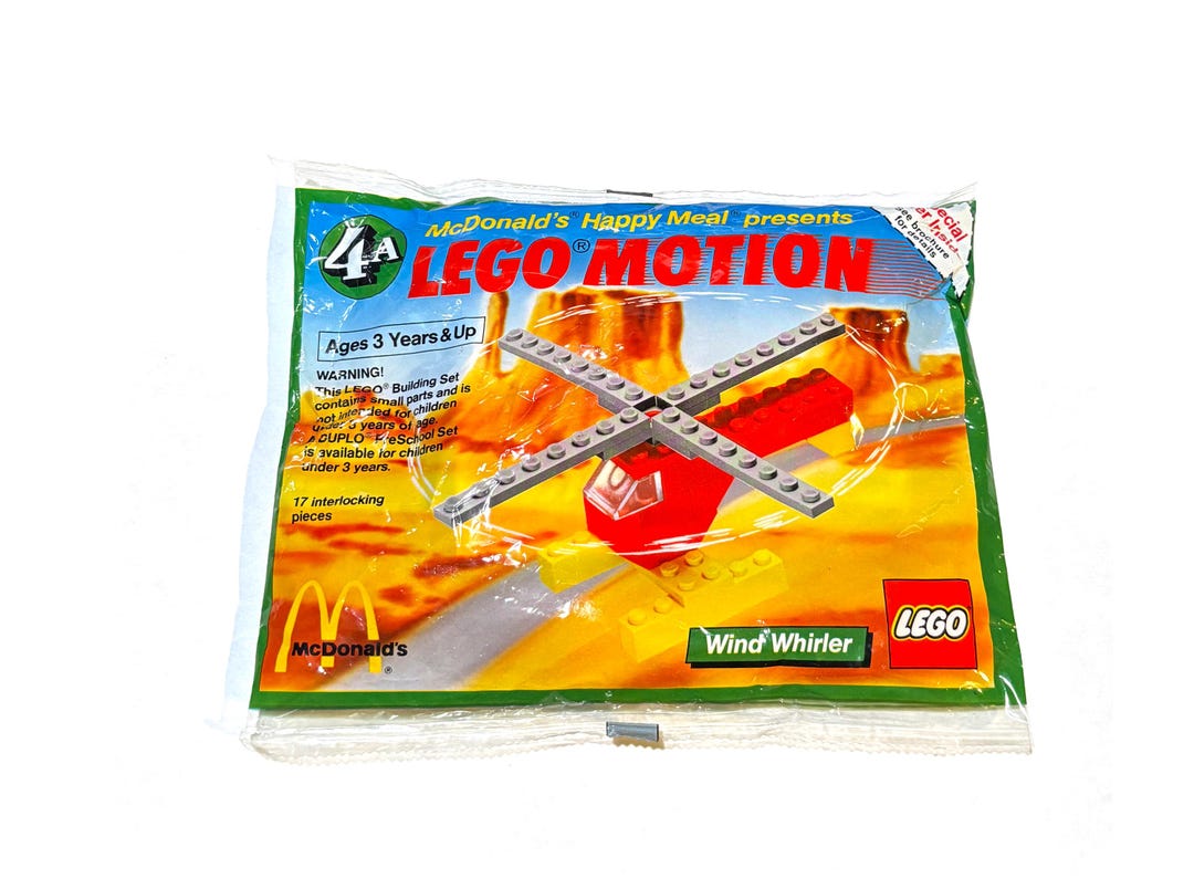Vintage 80s Lego Motion Wind Whirler Helicopter Set Sealed 1989 ...