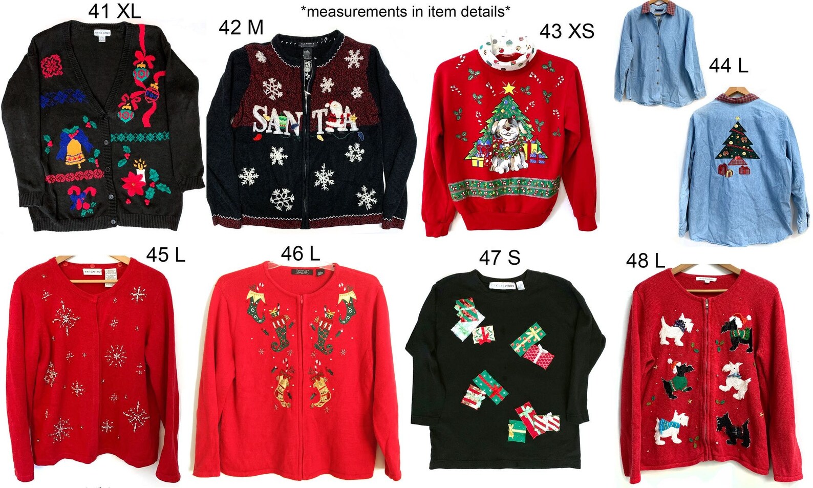 Vintage Christmas Sweater You Pick 80s 90s Xmas Sweatshirt - Etsy