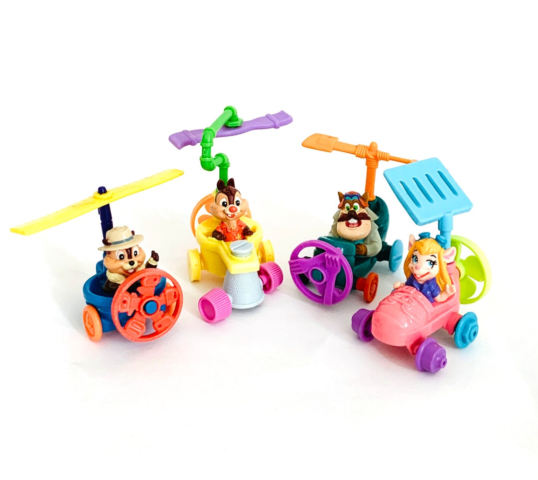 Vintage 80s 90s Rescue Rangers Complete Set 4 Mcdonald's Happy Meal ...