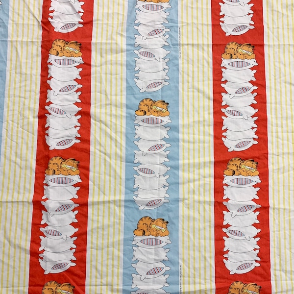 Vintage Garfield Fabric - Etsy