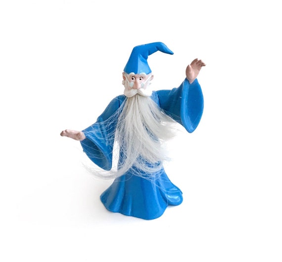 Vintage Merlin Sword in the Stone Figure Toy Disney 90s | Etsy