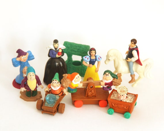 Vintage Snow White Happy Meal Mcdonalds 1992 Complete Set or - Etsy