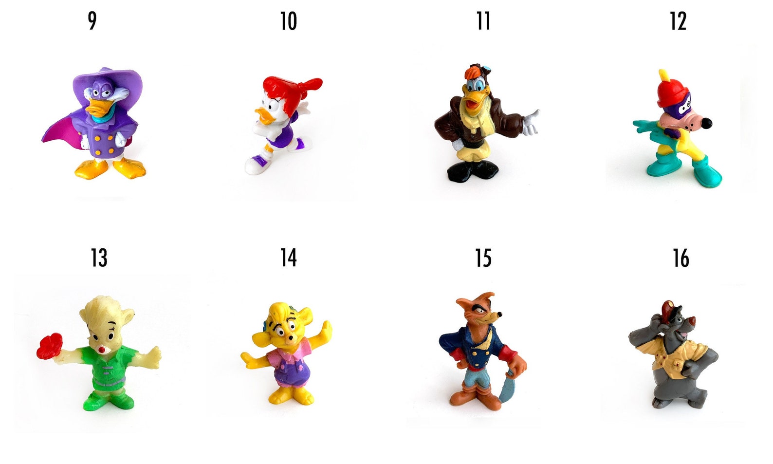 Vintage 1991 Kellogg’s Duck Tales Chip Dale Gummi Bears Tale Spin ...
