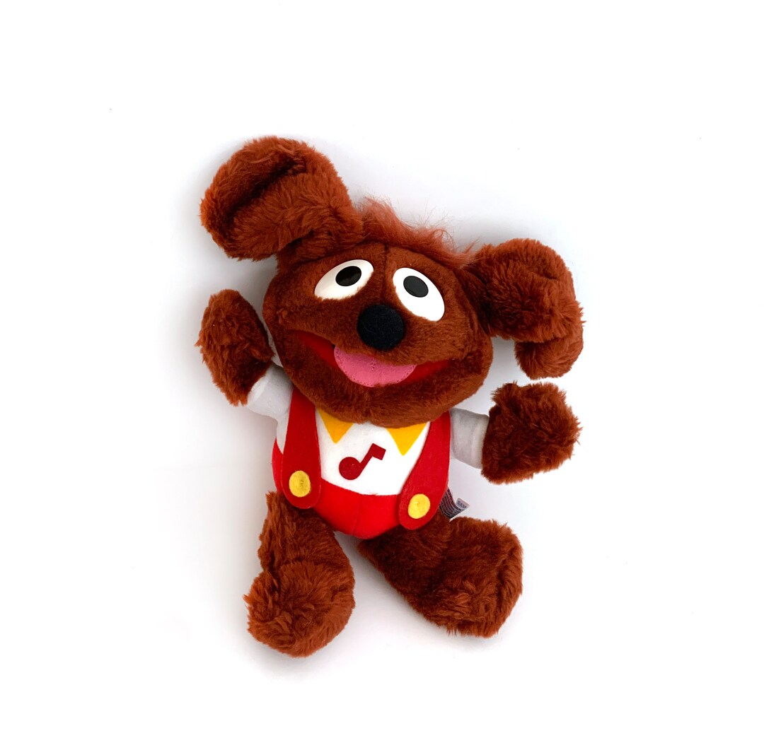 Vintage Muppet Babies Rolfe Doll Hasbro Softies 1985 Dog Plush Stuffie ...