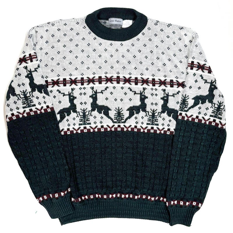 Reindeer Sweater - Etsy