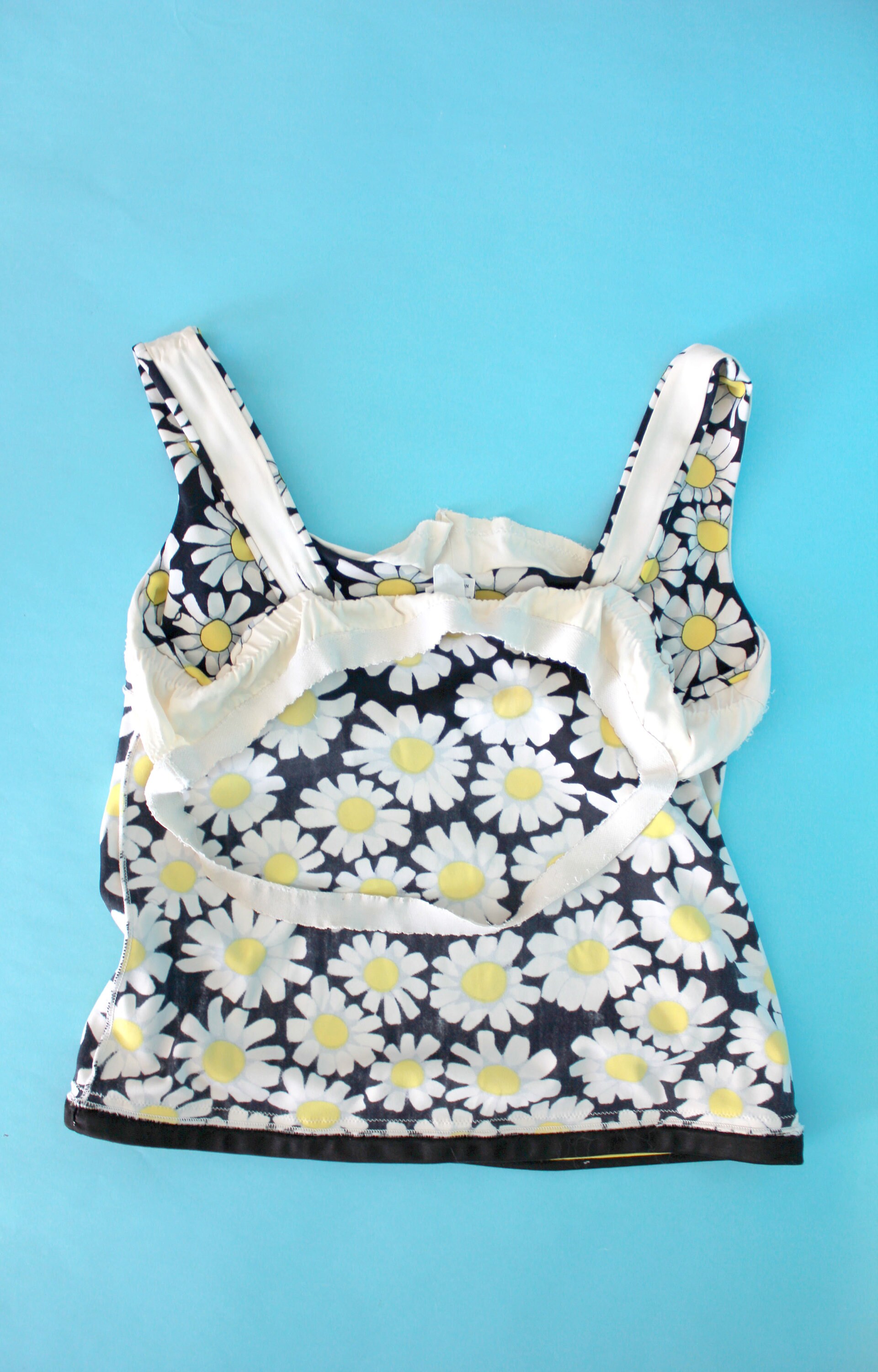 1960s Daisy Swim Top by Deweese Design Large - Etsy