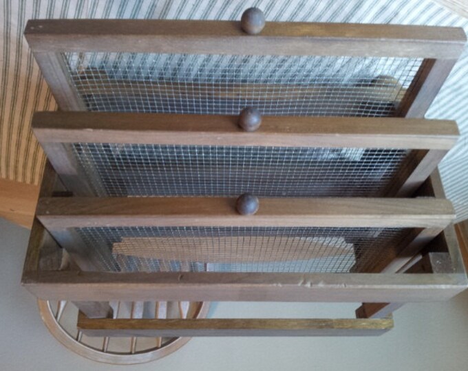 Vintage Wood Drying Rack - Etsy