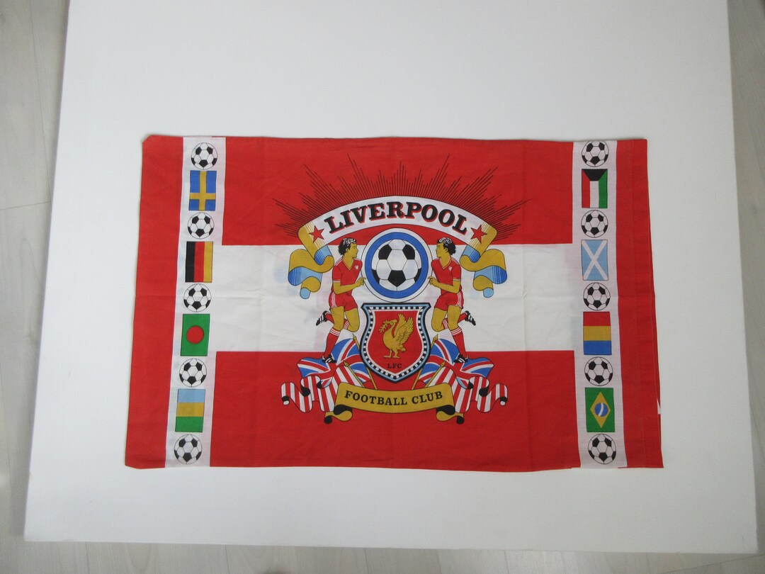 Vintage British Pillow Cover LIVERPOOL Pillow Case by Monitor Designs ...