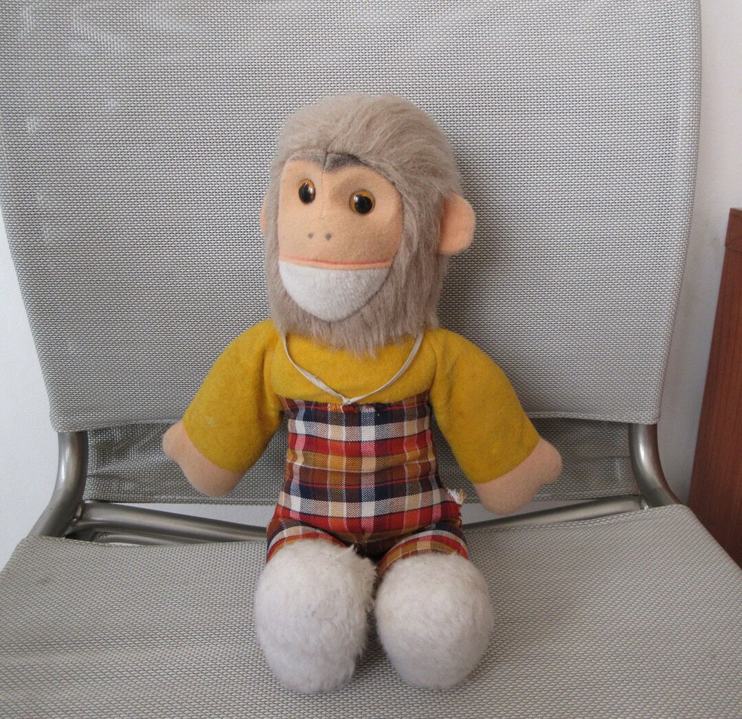 Vintage Jocko East German Monkey Soft Toy DDR Collectible 70s - Etsy