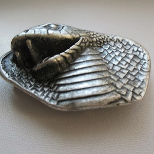 Vintage COBRA HEAD Buckle 3D Snake Relief Belt Buckle - Etsy