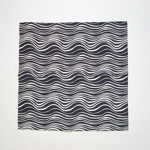 Wave Pocket Square - Etsy