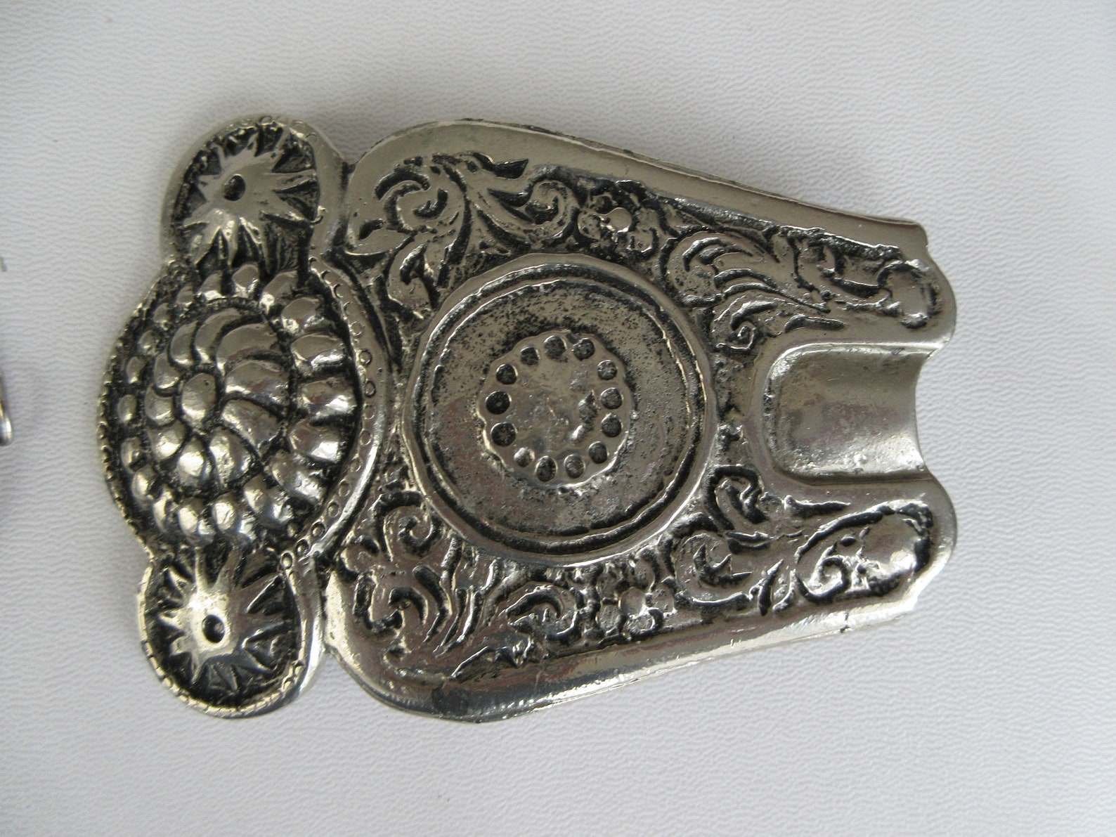 Vintage Twin Belt Buckle Large & Ultra Heavy Buckle Massive - Etsy