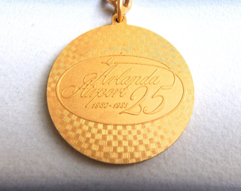 Swedish Aviation Keychain 25 Anniversary Arlanda Airport - Etsy