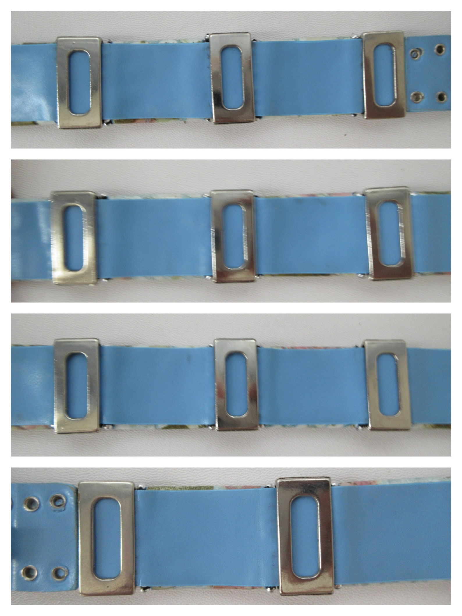 WOW NANNI MILANO Women's Leather Belt Embossed Floral - Etsy