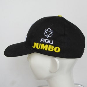 Jumbo Visma AGU Podium Cap PRO Bicycle Racing Team Hat Algodón, Talla ...