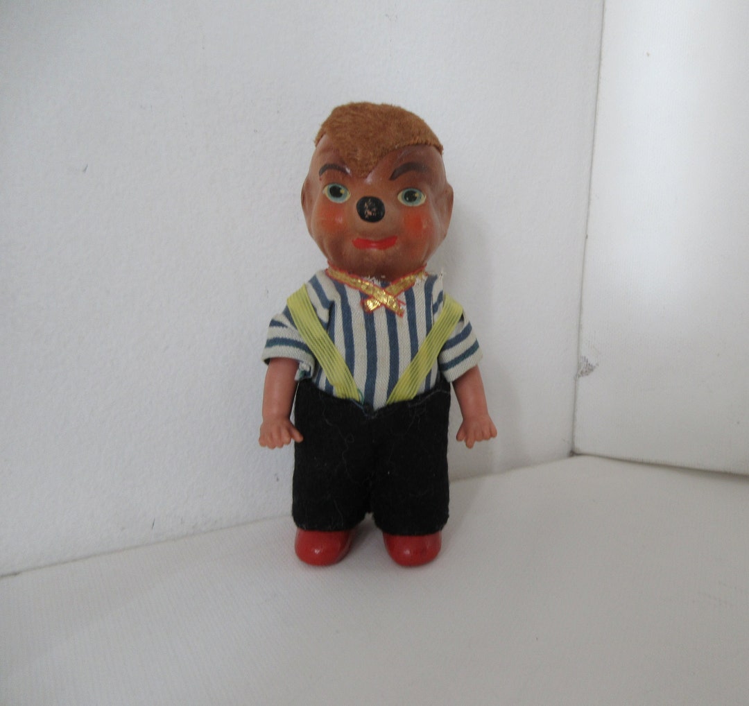 1950s Mecki Celluloid Hedgehog East German Doll Early Plastic - Etsy