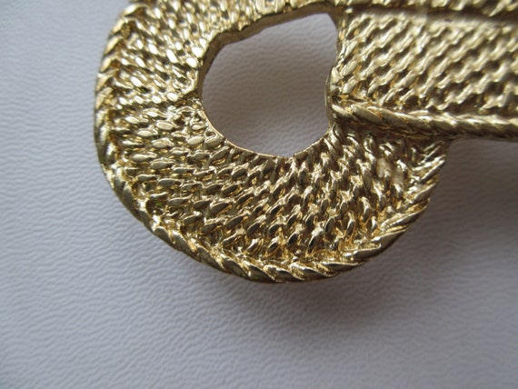 Vintage Infinity Symbol Buckle Gold Tone Belt Buckle … - Gem