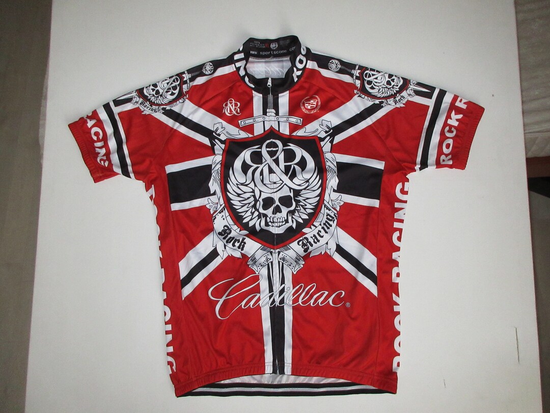 Rock Racing Team Cycling Jersey Cadillac, British Pro Team, Fuji Logo ...