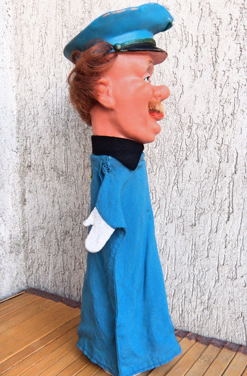 Vintage Hand Puppet SERGEANT JOKER COP Glove Policeman Wag - Etsy