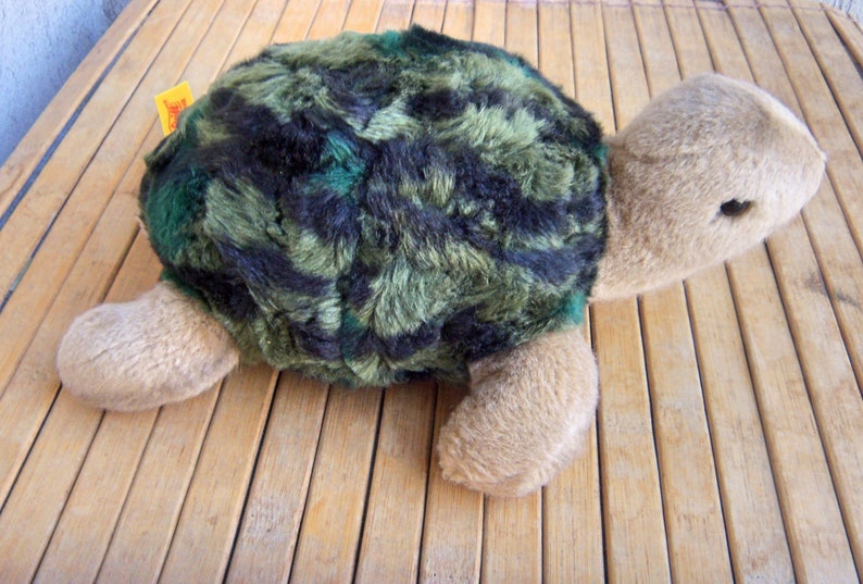 Steiff Ulla Tortoise Toy Turtle Soft Stuffed Animal - Etsy