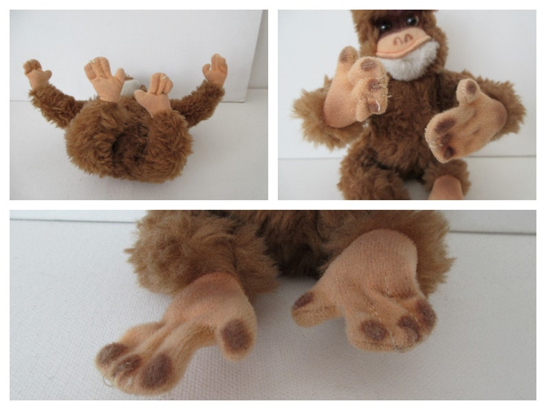 Vintage Hermann JOCKO Chimpanzee Plush: West German Collectible Toy - Etsy