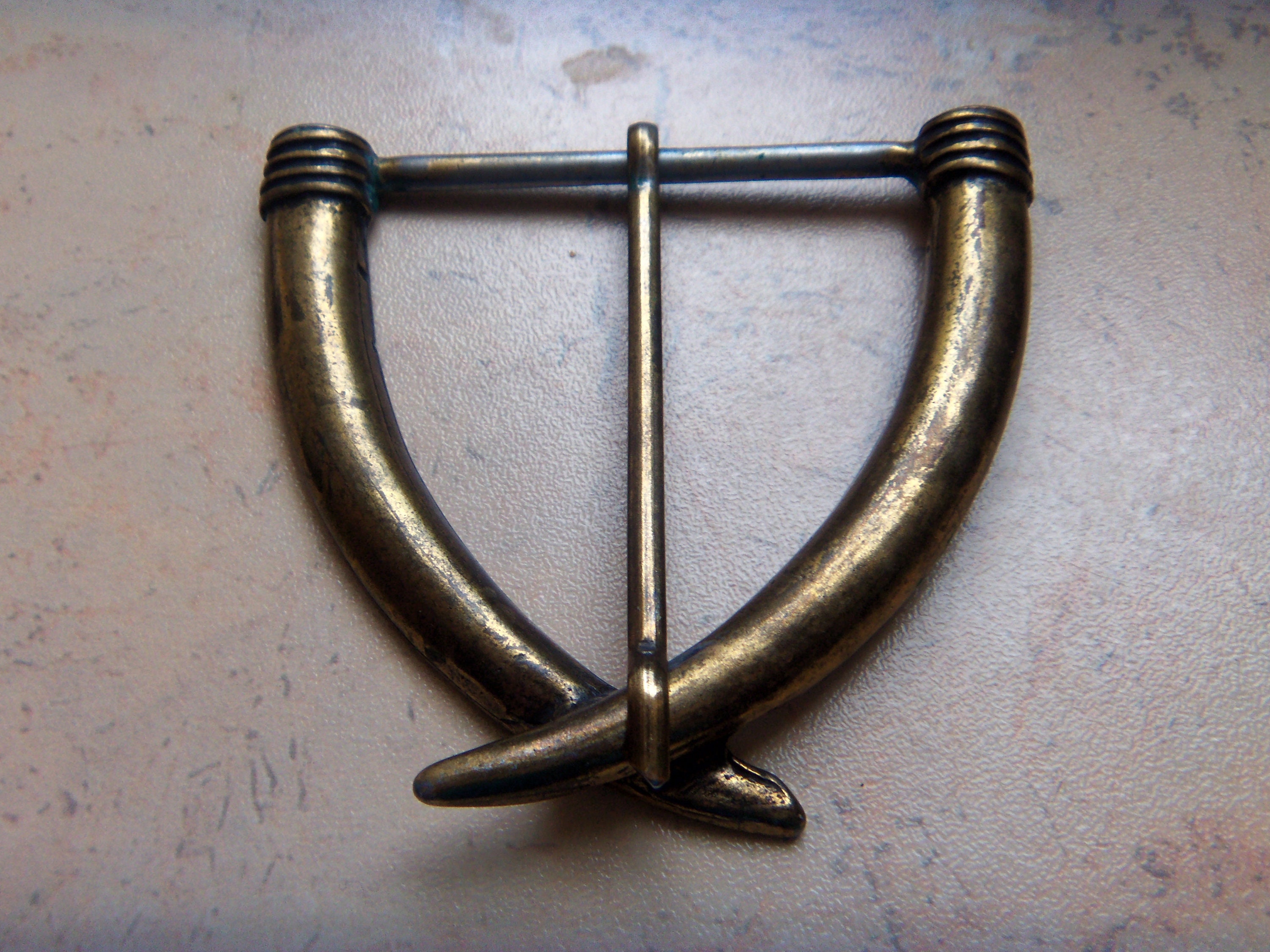 Vintage Buckle Elephant Tusks Brass Large Belt Buckle Safari Accessory ...
