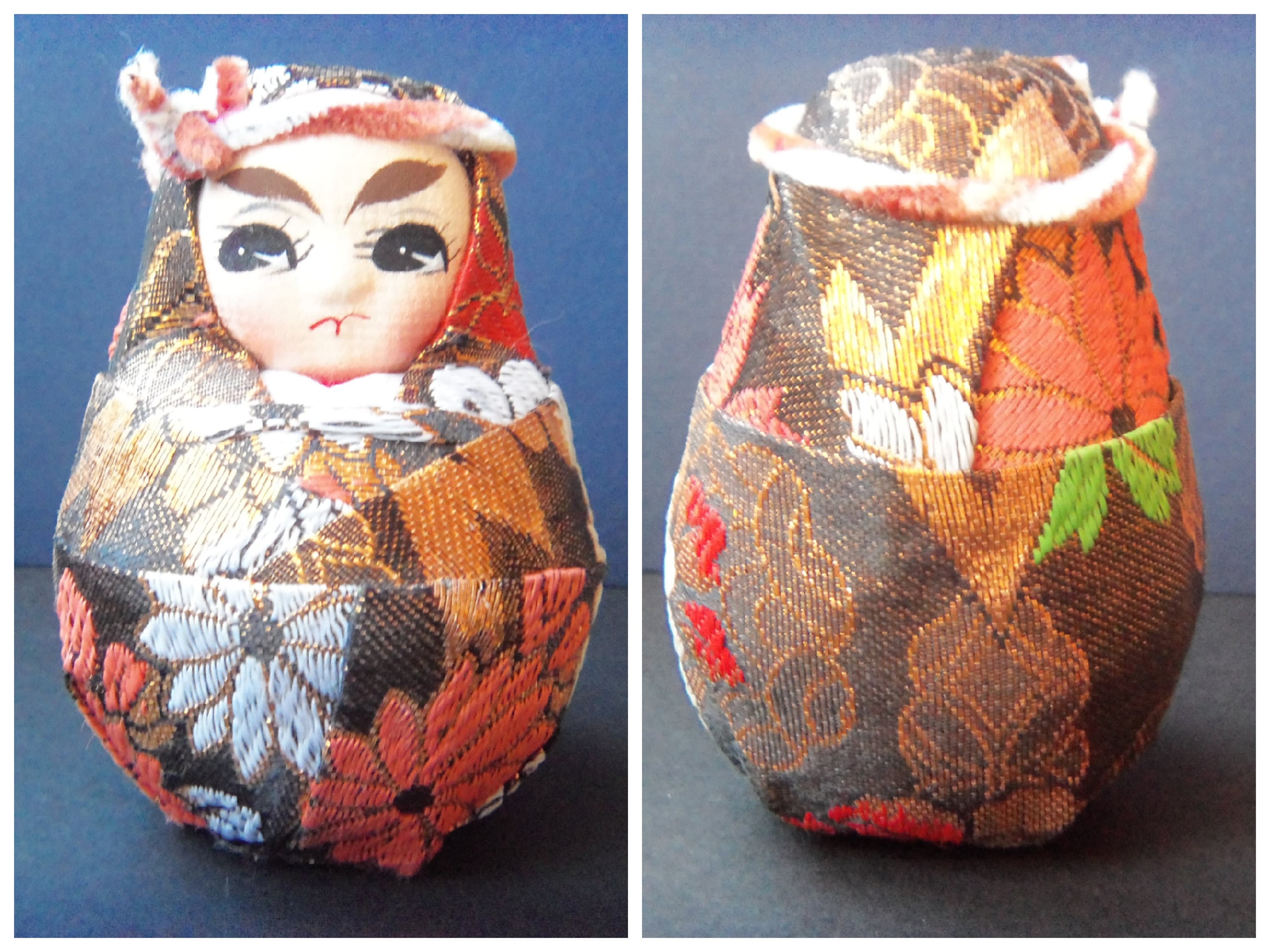 Vintage Hime DARUMA Doll JAPANESE Onna Daruma Figure | Etsy