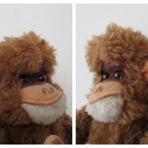 Vintage Hermann JOCKO Chimpanzee Plush: West German Collectible Toy - Etsy