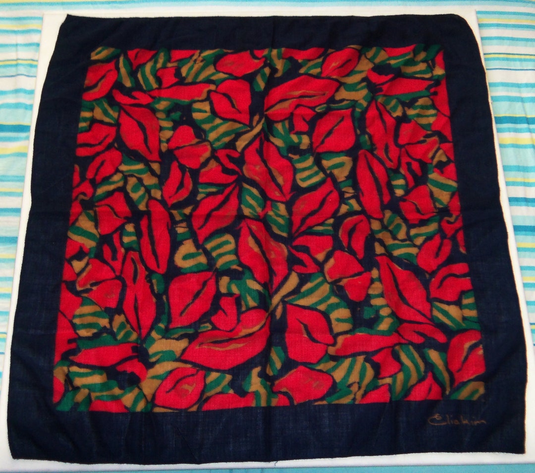 Elia Kim Artist Shawl Wool Scarf for Moonbat Japan Lips Design - Etsy