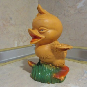 Vintage Angry Duck Squeak Rubber Toy Squeeze Ducky - Etsy