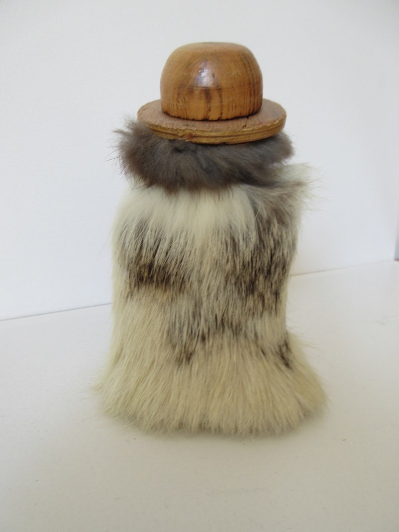 80s Erzgebirge Smoker Wooden & Genuine Fur East German Incense - Etsy