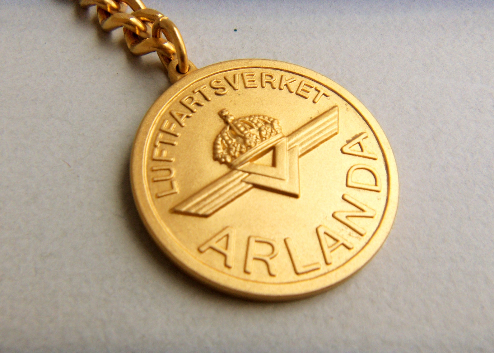 Swedish Aviation Keychain 25 Anniversary Arlanda Airport - Etsy