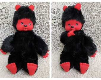 Devil Monchhichi - Etsy