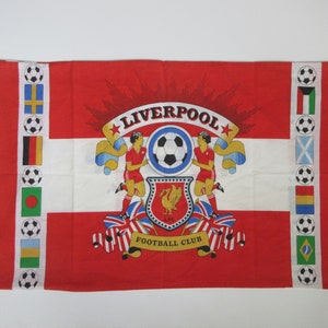 Vintage British Pillow Cover LIVERPOOL Pillow Case by Monitor Designs ...