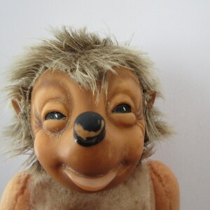 Vintage 25cm STEIFF Mecki Hedgehog Doll Toy Rubber Face, Fully Jointed ...