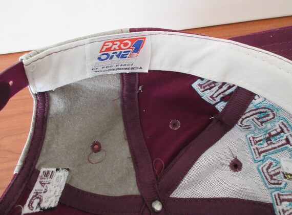 1991s MIGHTY DUCKS Anaheim Cap Vintage Pro One Snapb… - Gem