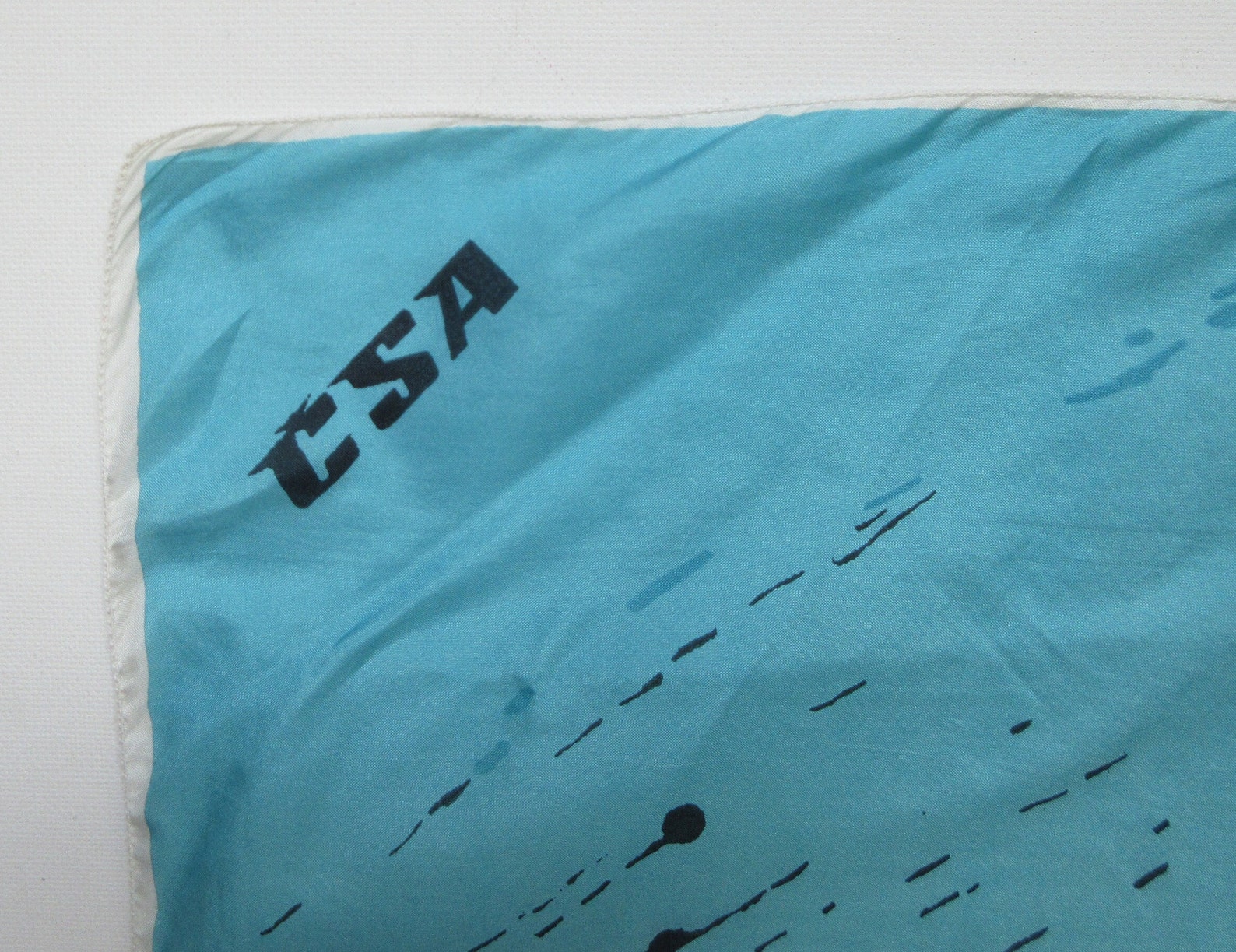 80s Vintage Aviation Scarf ČSA Airlines Czechoslovakian - Etsy