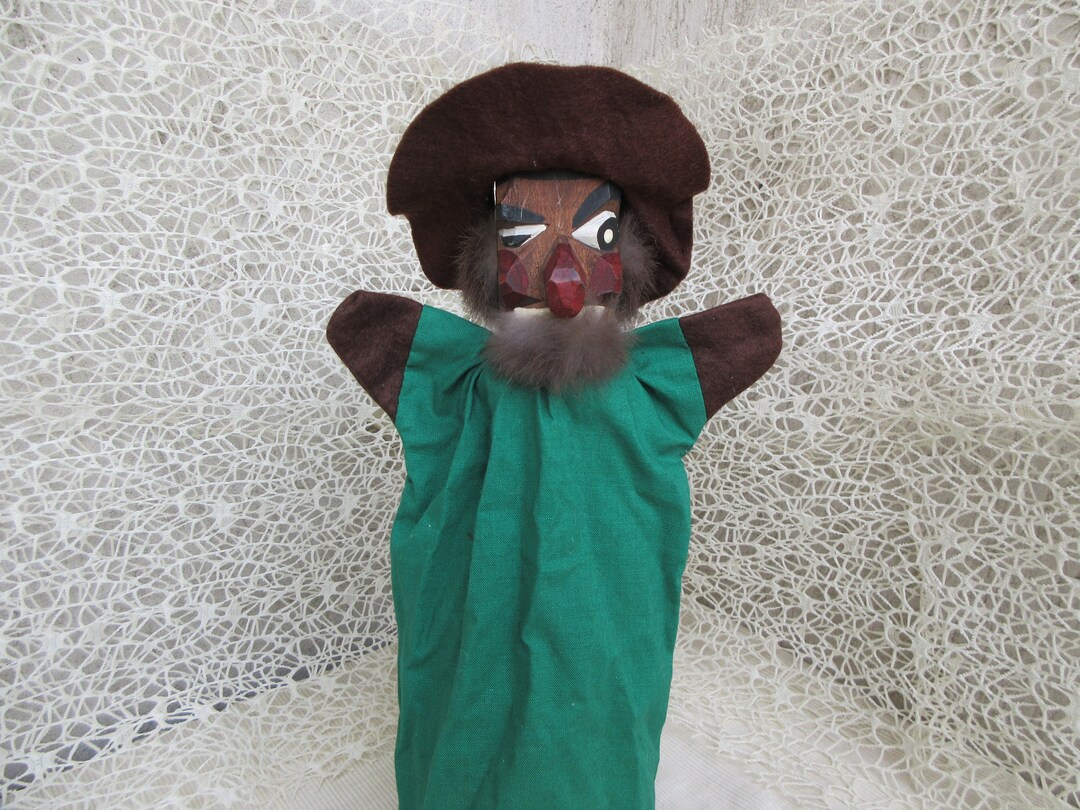 Vintage Lotte Sievers Hahn Pirate Hand Puppet: Carved Wooden Head - Etsy