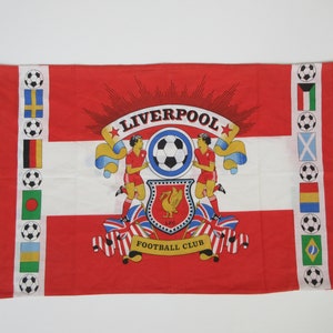 Vintage British Pillow Cover LIVERPOOL Pillow Case by Monitor Designs ...